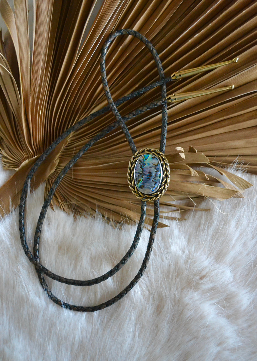Abalone Bolo Tie – Loco. Made